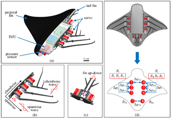 Course Control of a Manta Robot Based on Amplitude and Phase Differences