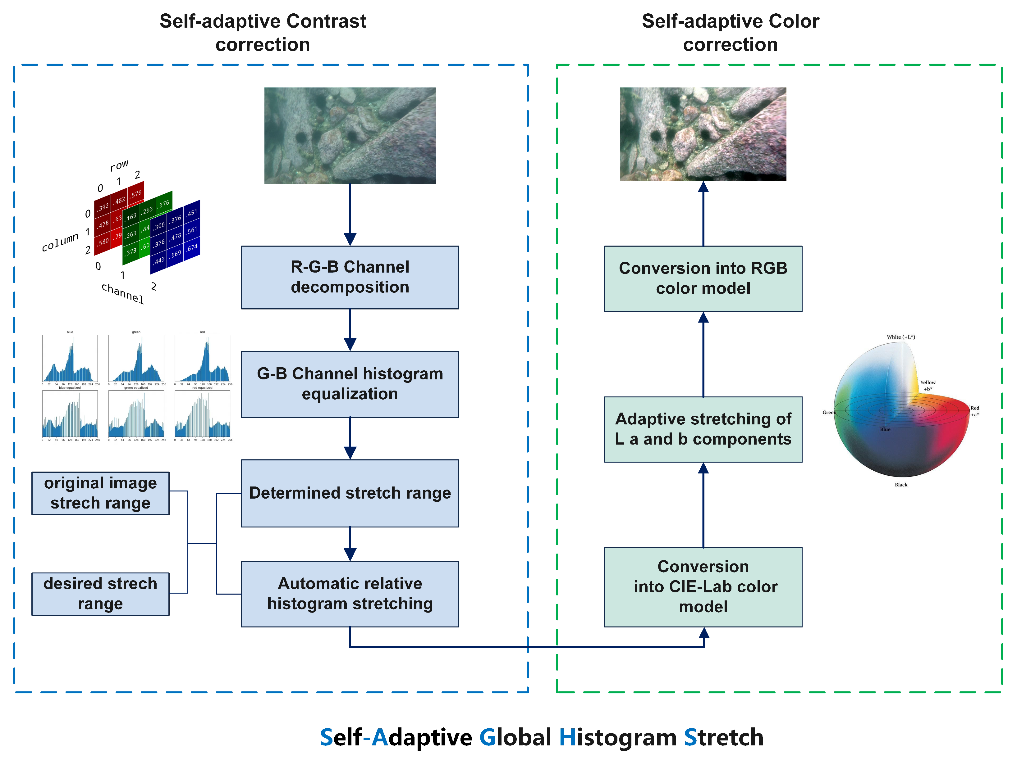 A Novel Underwater Image Enhancement Algorithm and an Improved Underwater Biological Detection ...