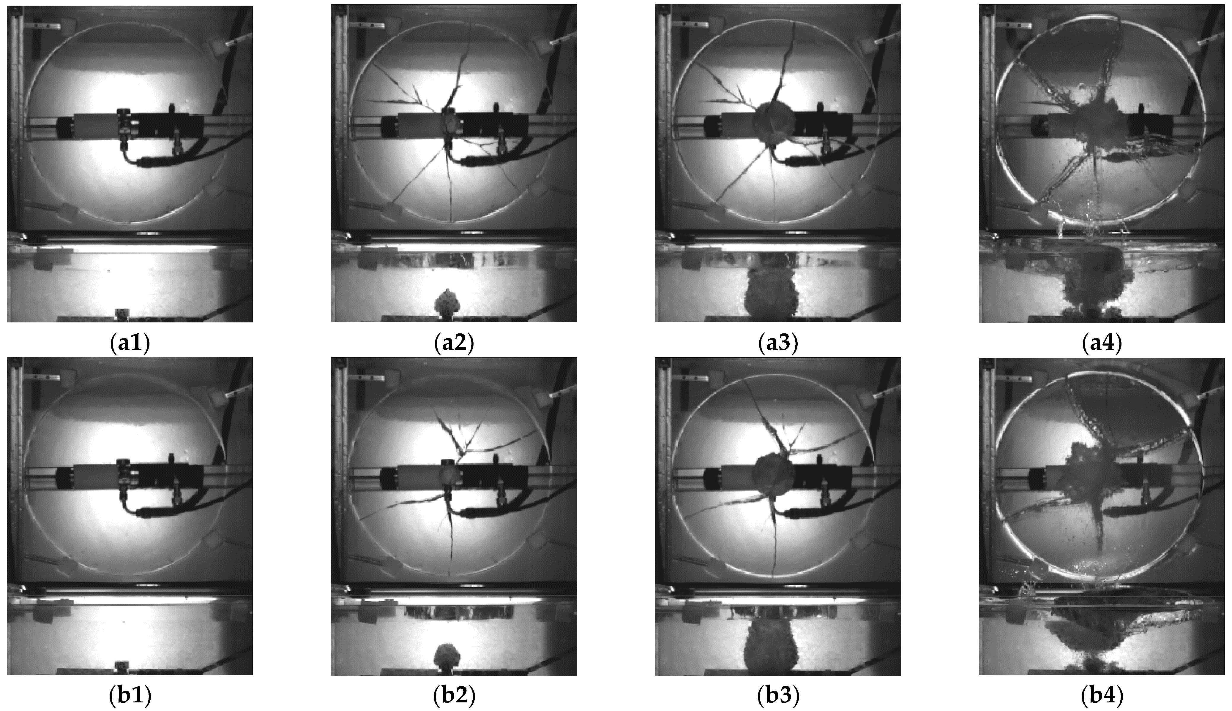 Ice Water Gas Interaction During Icebreaking By An Airgun Bubble