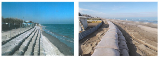 Hydraulic Performance of Geotextile Sand Containers for Coastal Defenses