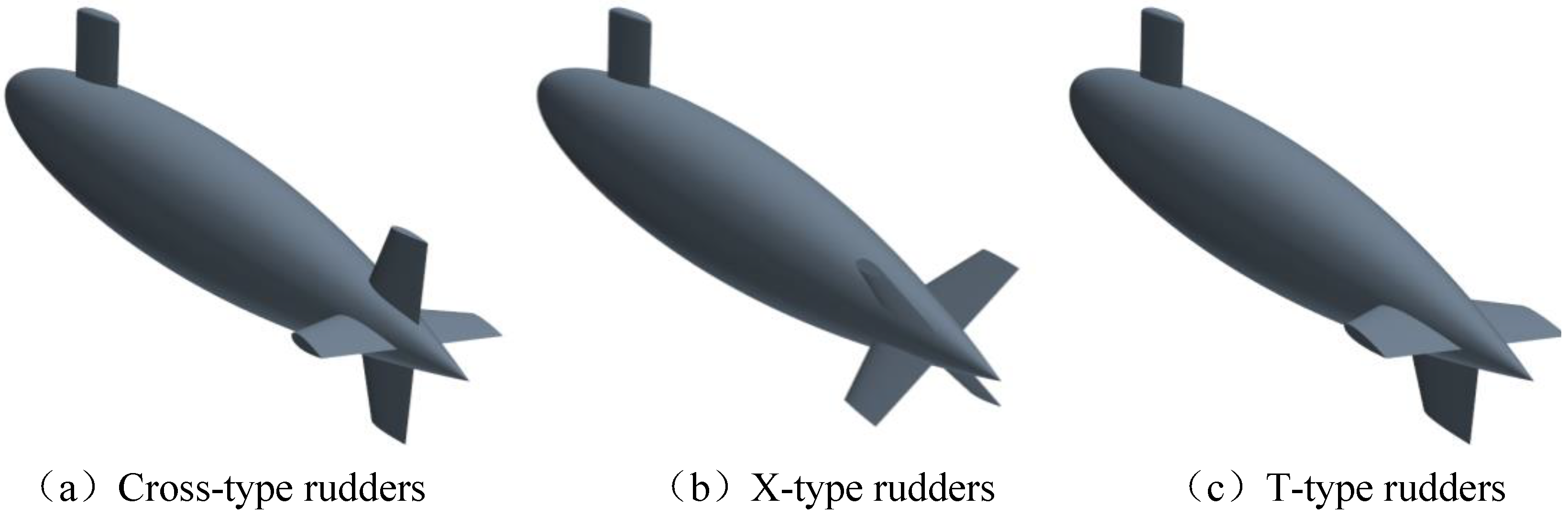 Influence of Stern Rudder Type on Flow Noise of Underwater Vehicles