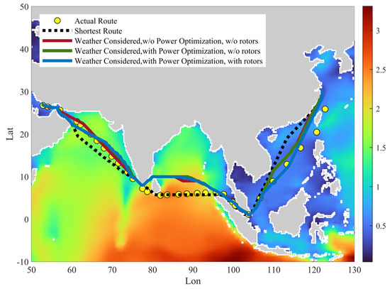 An Improved Ship Weather Routing Framework for CII Reduction Accounting ...