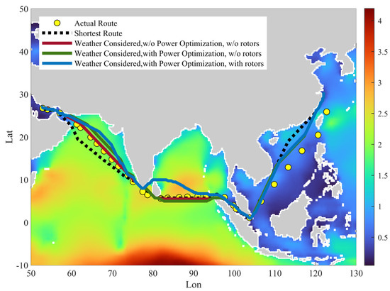 An Improved Ship Weather Routing Framework for CII Reduction Accounting ...