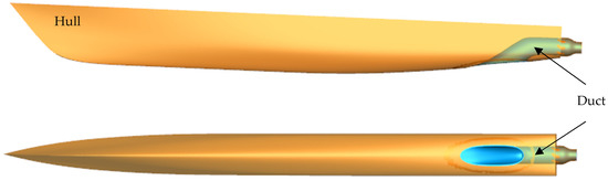 Numerical Study on the Waterjet–Hull Interaction of a Free-Running ...