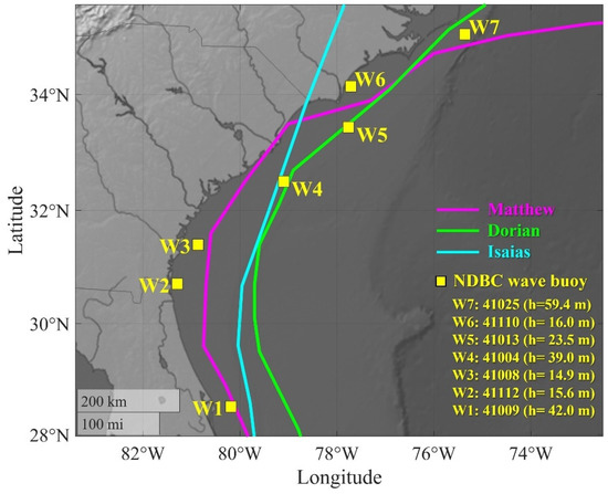 Ocean Surface Gravity Wave Evolution during Three Along-Shelf ...