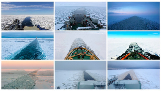 Fast and Intelligent Ice Channel Recognition Based on Row Selection