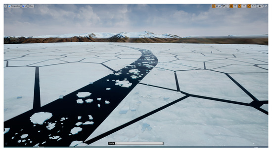 Fast and Intelligent Ice Channel Recognition Based on Row Selection