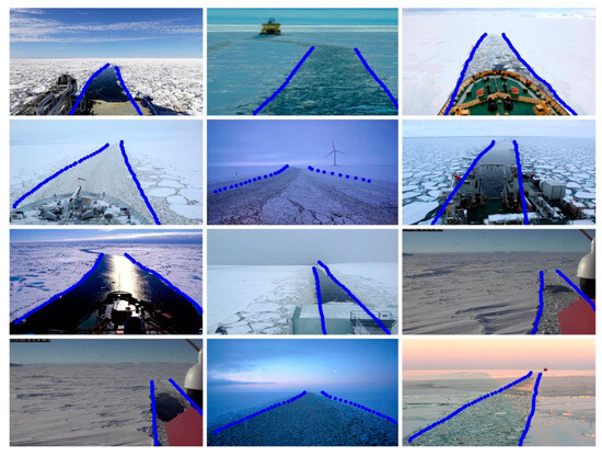 Fast and Intelligent Ice Channel Recognition Based on Row Selection