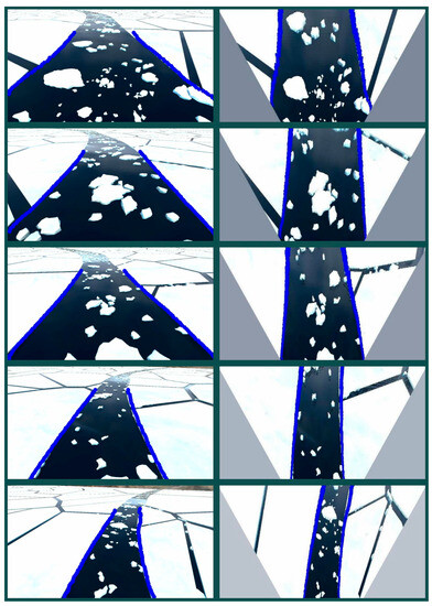 Fast and Intelligent Ice Channel Recognition Based on Row Selection