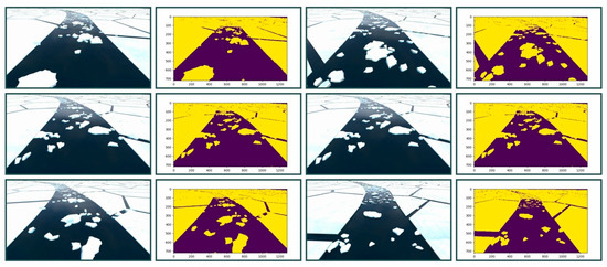 Fast and Intelligent Ice Channel Recognition Based on Row Selection