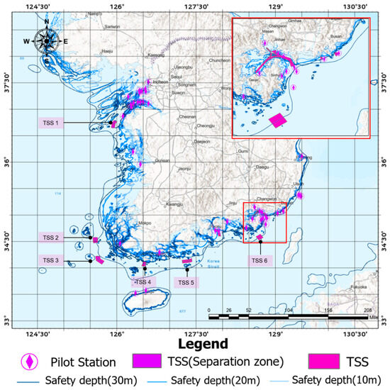 Maritime Transport Network in Korea: Spatial-Temporal Density and Path ...