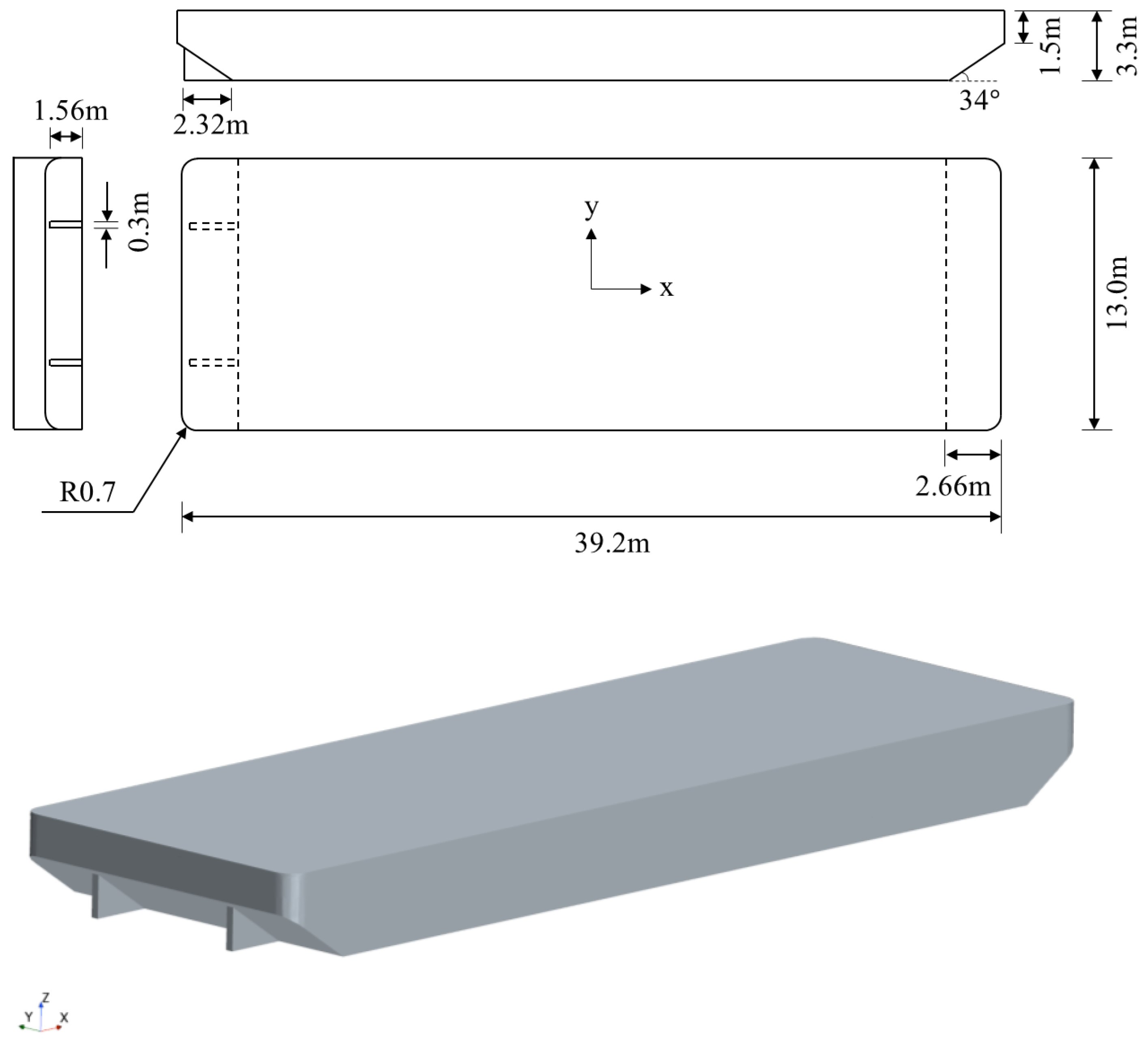 Numerical Simulation of Seakeeping Performance of a Barge Using ...
