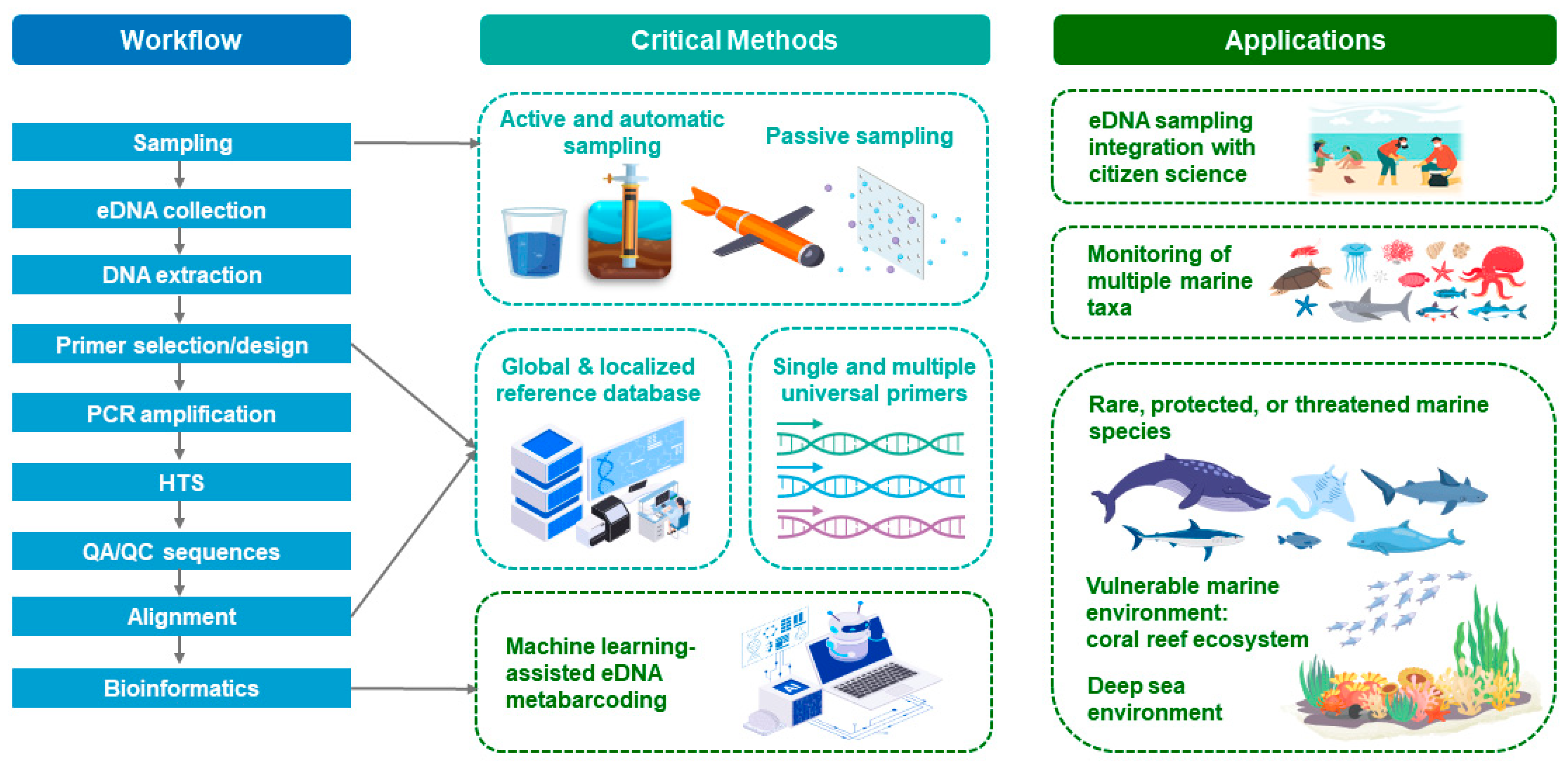 Artificial Intelligence-Assisted Environmental DNA Metabarcoding and High-Resolution Underwater ...