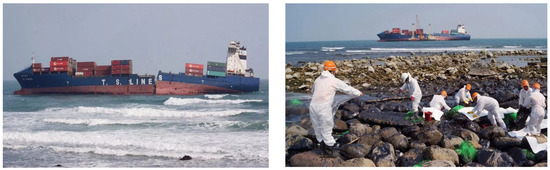 Dynamic Responses and Damage of a Model Ship in Multi-Rock Grounding