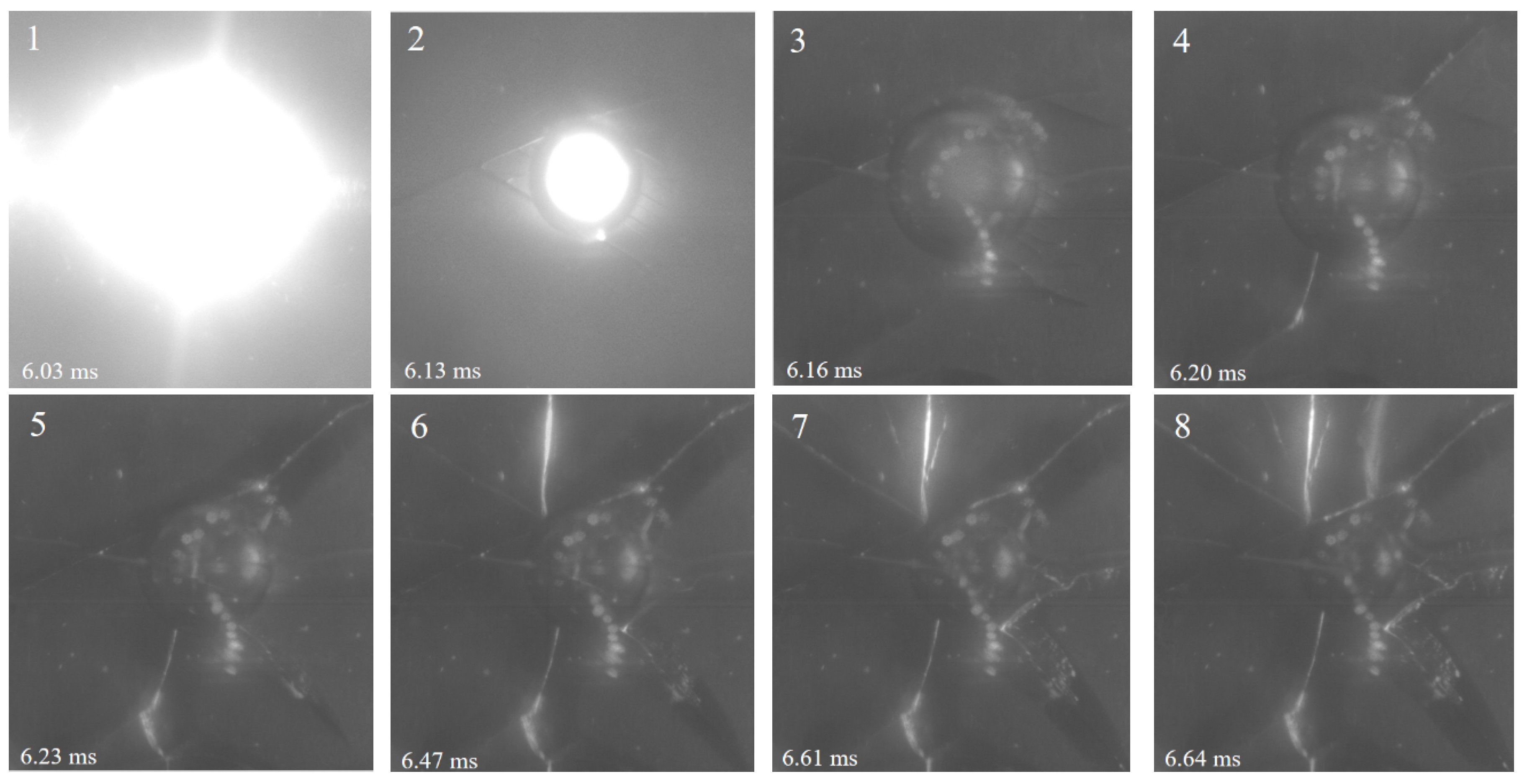 Removing Ice from Frozen Structures Using Bubble Pulsation Energy