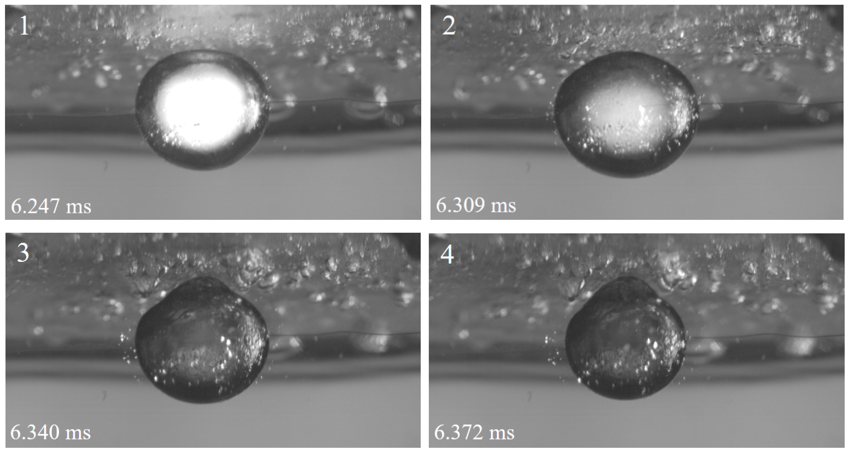 Removing Ice from Frozen Structures Using Bubble Pulsation Energy