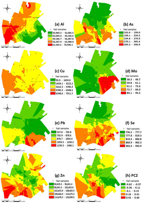 Internal Cumulated Dose of Toxic Metal(loid)s in a Population Residing ...