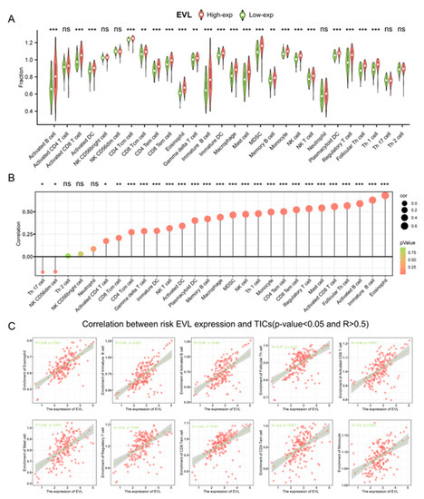 Immunocyte Infiltration Analysis and Immunohistochemistry Identify EVL as a Potential Prognostic ...