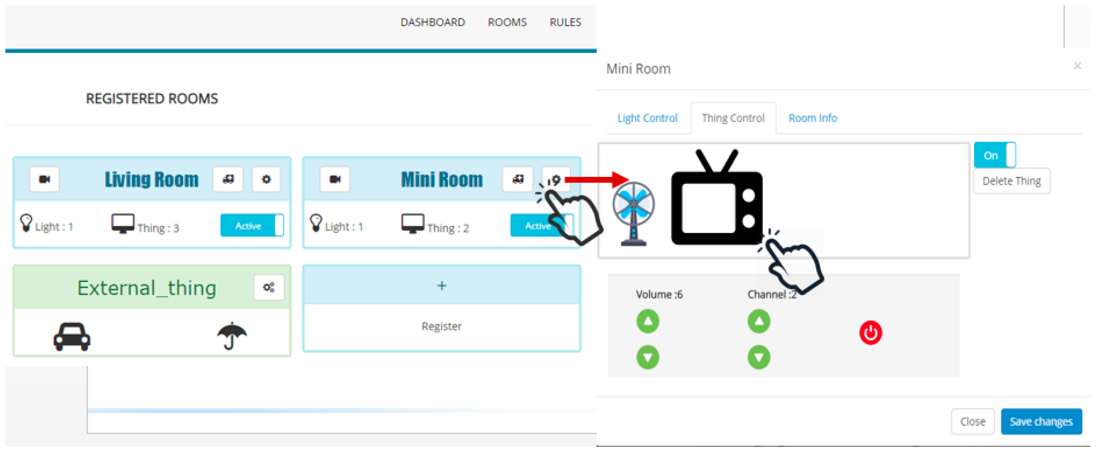 VisKit: Web-Based Interactive IoT Management with Deep Visual Object Detection