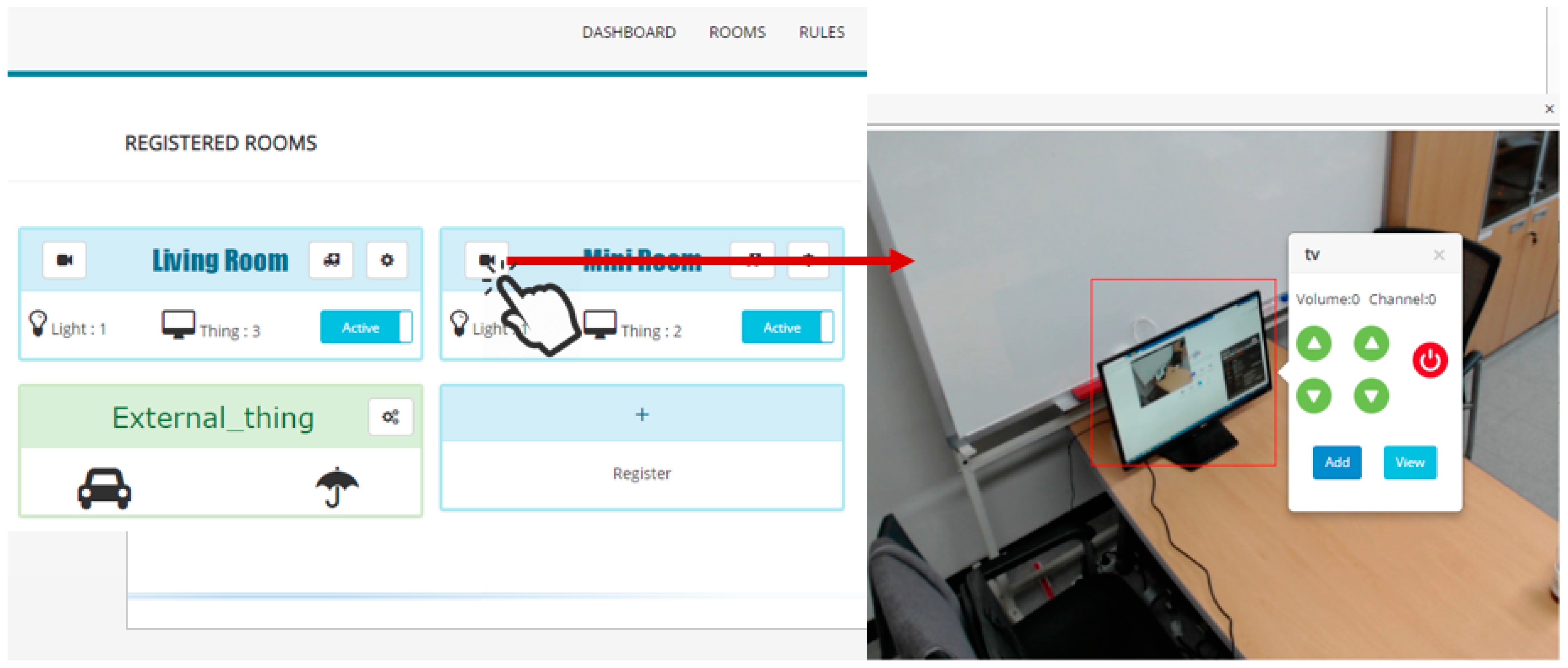 VisKit: Web-Based Interactive IoT Management with Deep Visual Object Detection