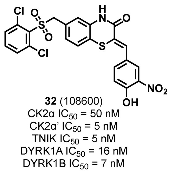 CK2 Inhibitors Targeting Inside and Outside the Catalytic Box