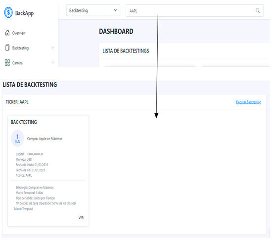 Development of a Backtesting Web Application for the Definition of ...