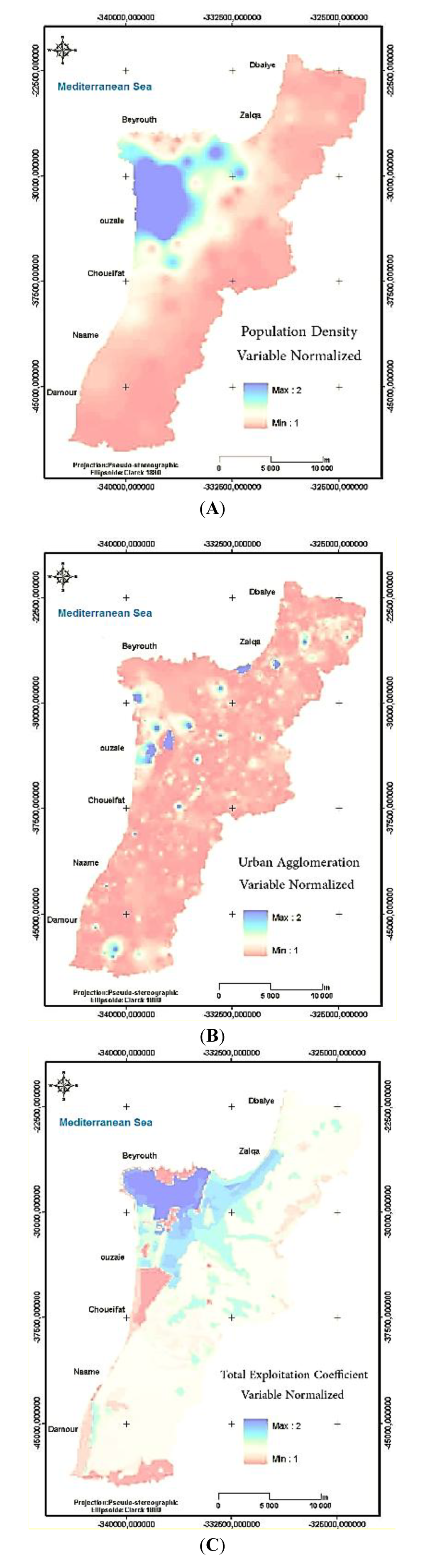 Mapping Urban Transitions in the Greater Beirut Area Using Different ...