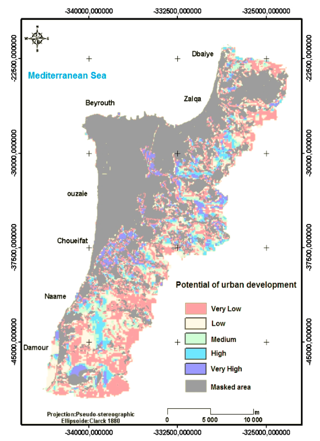 Mapping Urban Transitions in the Greater Beirut Area Using Different ...
