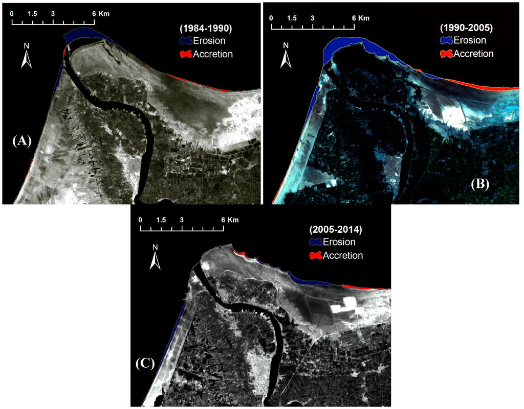 Detection of Shoreline and Land Cover Changes around Rosetta Promontory ...
