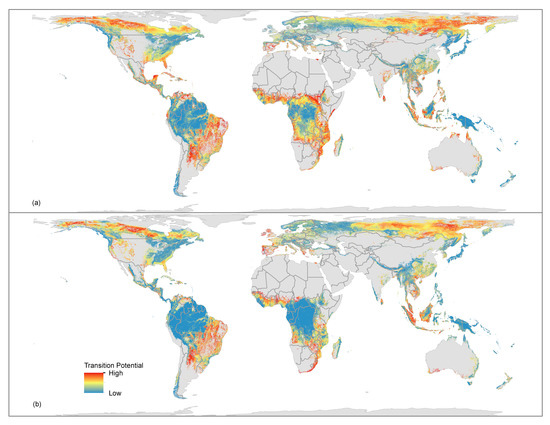 New 1 km Resolution Datasets of Global and Regional Risks of Tree Cover ...