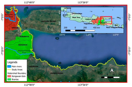 Shoreline Dynamics in East Java Province, Indonesia, from 2000 to 2019 ...