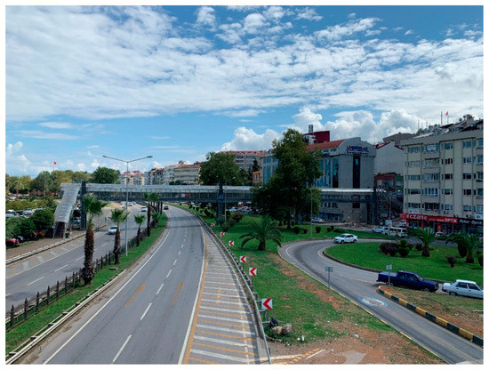 The Role and Importance of a Footbridge Suspended over a Highway in the ...
