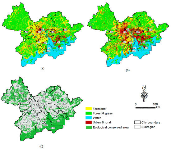 Integrating Spatial Markov Chains and Geographically Weighted Regression-Based Cellular Automata ...
