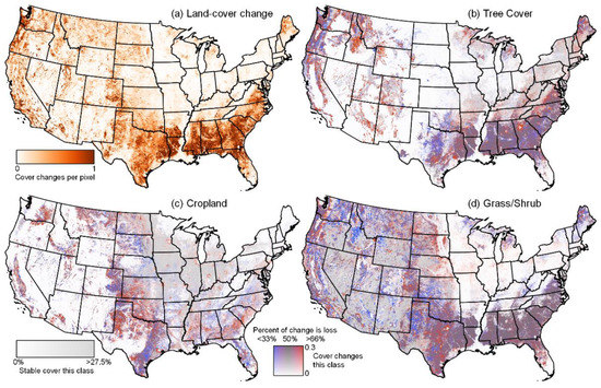 Conterminous United States Land-Cover Change (1985–2016): New Insights ...