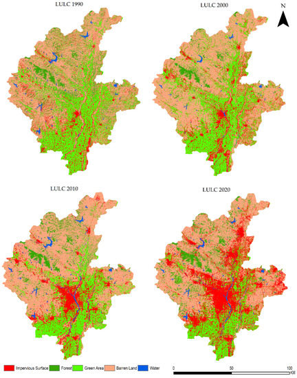Spatiotemporal Change Analysis and Prediction of Future Land Use and ...