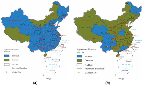 Spatial Distribution of Agricultural Eco-Efficiency and Agriculture ...
