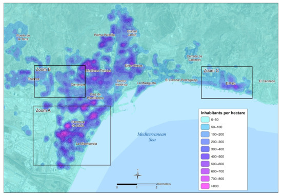 Land | Free Full-Text | Mapping the Risk of COVID-19 Contagion at Urban ...
