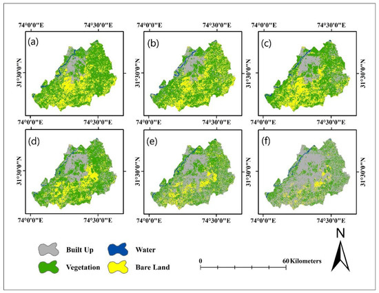 Remote Sensing-Based Prediction of Temporal Changes in Land Surface Temperature and Land Use ...