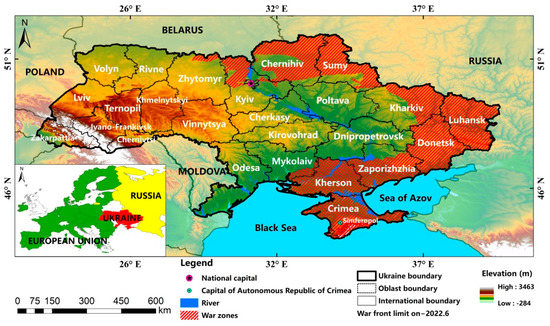 Land | Free Full-Text | Spatiotemporal Analysis and War Impact ...