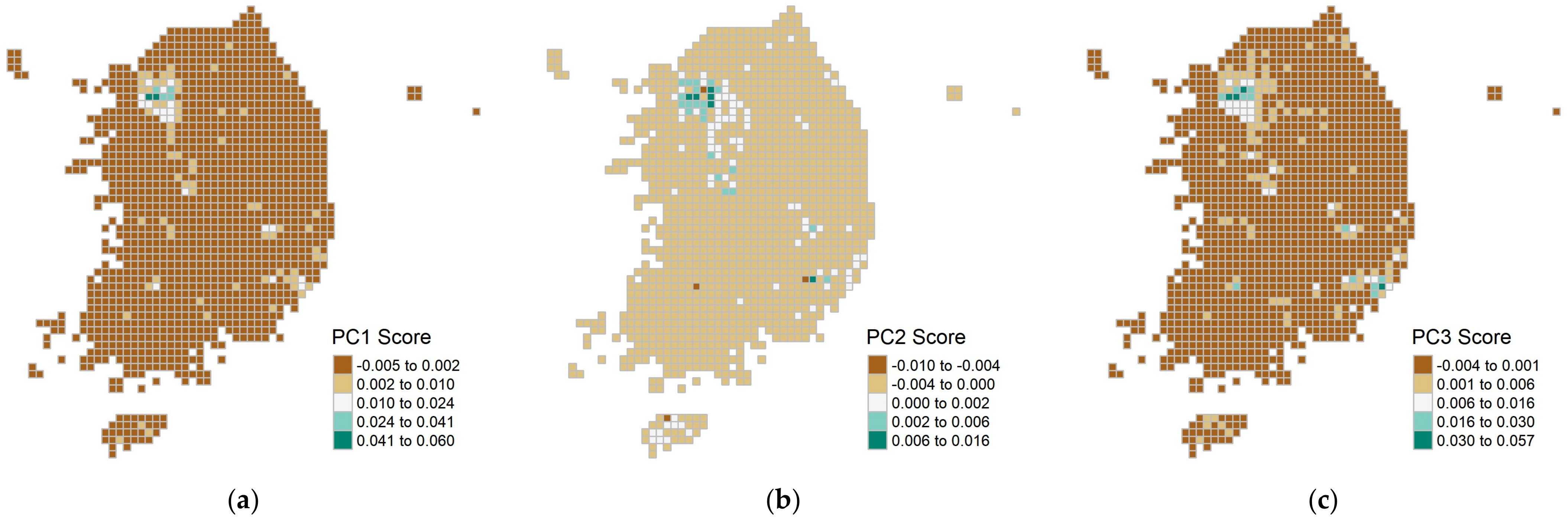 Local Sparse Principal Component Analysis for Exploring the Spatial ...