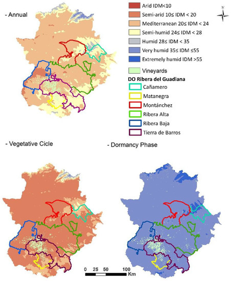 Land | Free Full-Text | Spatial Analysis of Aridity during Grapevine ...