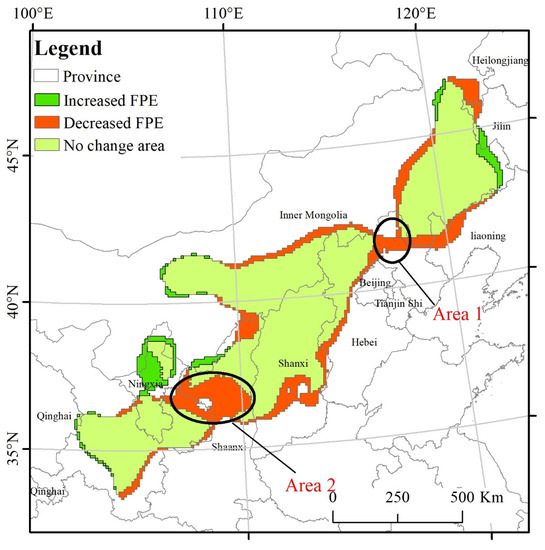 Spatial Change of the Farming–Pastoral Ecotone in Northern China from ...