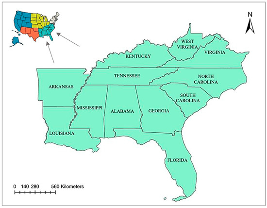 Land Use Changes in the Southeastern United States: Quantitative ...