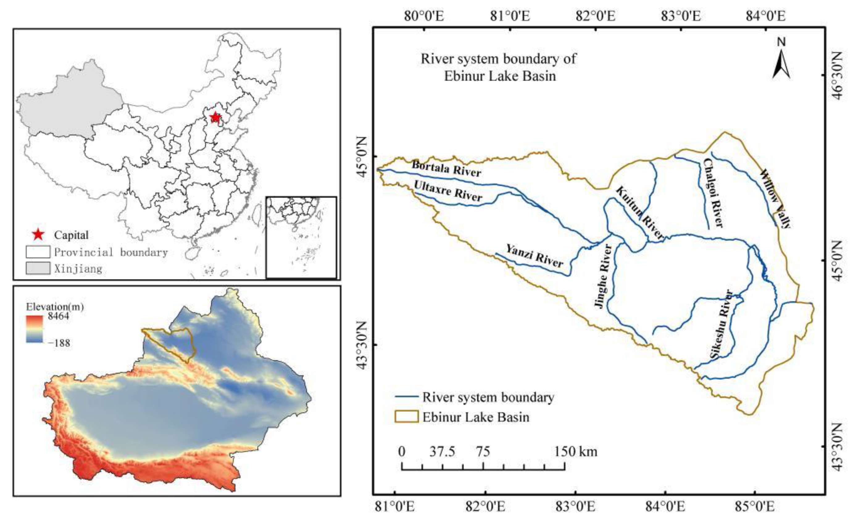 Assessment of Water Yield and Water Purification Services in the Arid ...