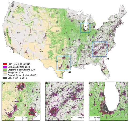 U.S. Farmland under Threat of Urbanization: Future Development ...