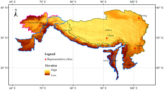 Physical Map Of India Hindu Kush