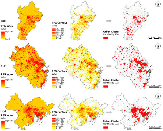 Land | Free Full-Text | Identification of Urban Clusters Based on Multisource Data—An Example of ...