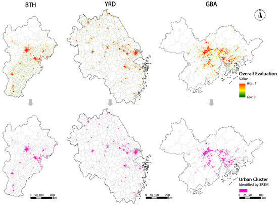 Land | Free Full-Text | Identification of Urban Clusters Based on ...