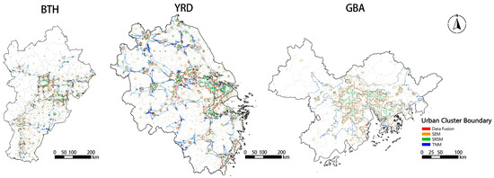 Land | Free Full-Text | Identification of Urban Clusters Based on ...