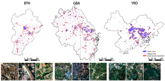 Land | Free Full-Text | Identification of Urban Clusters Based on ...